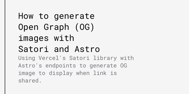 How to generate Open Graph (OG) images with Satori and Astro | Alper Doğan